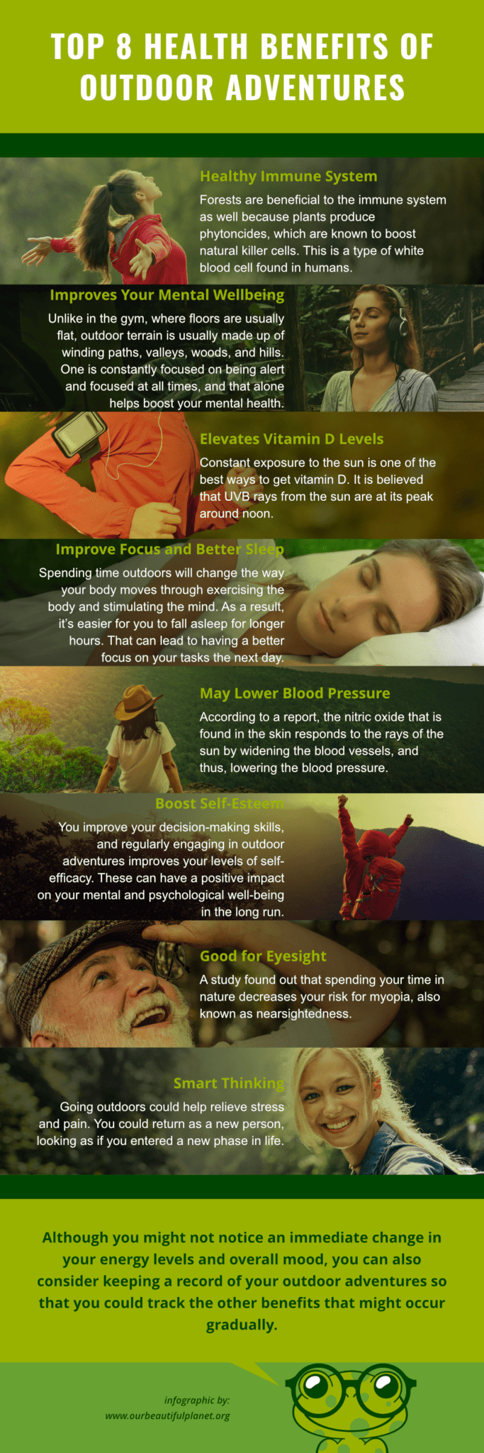 Top 8 Health Benefits of Outdoor Adventures